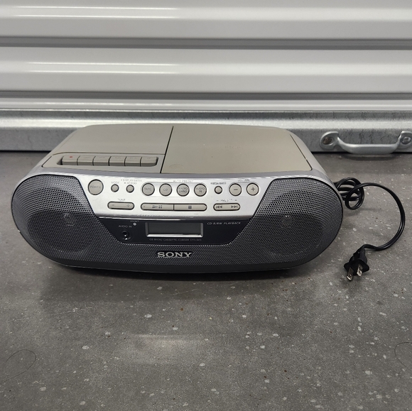 Sony | Portable Audio & Video | Sony Silver Boombox With Cd Boombox ...